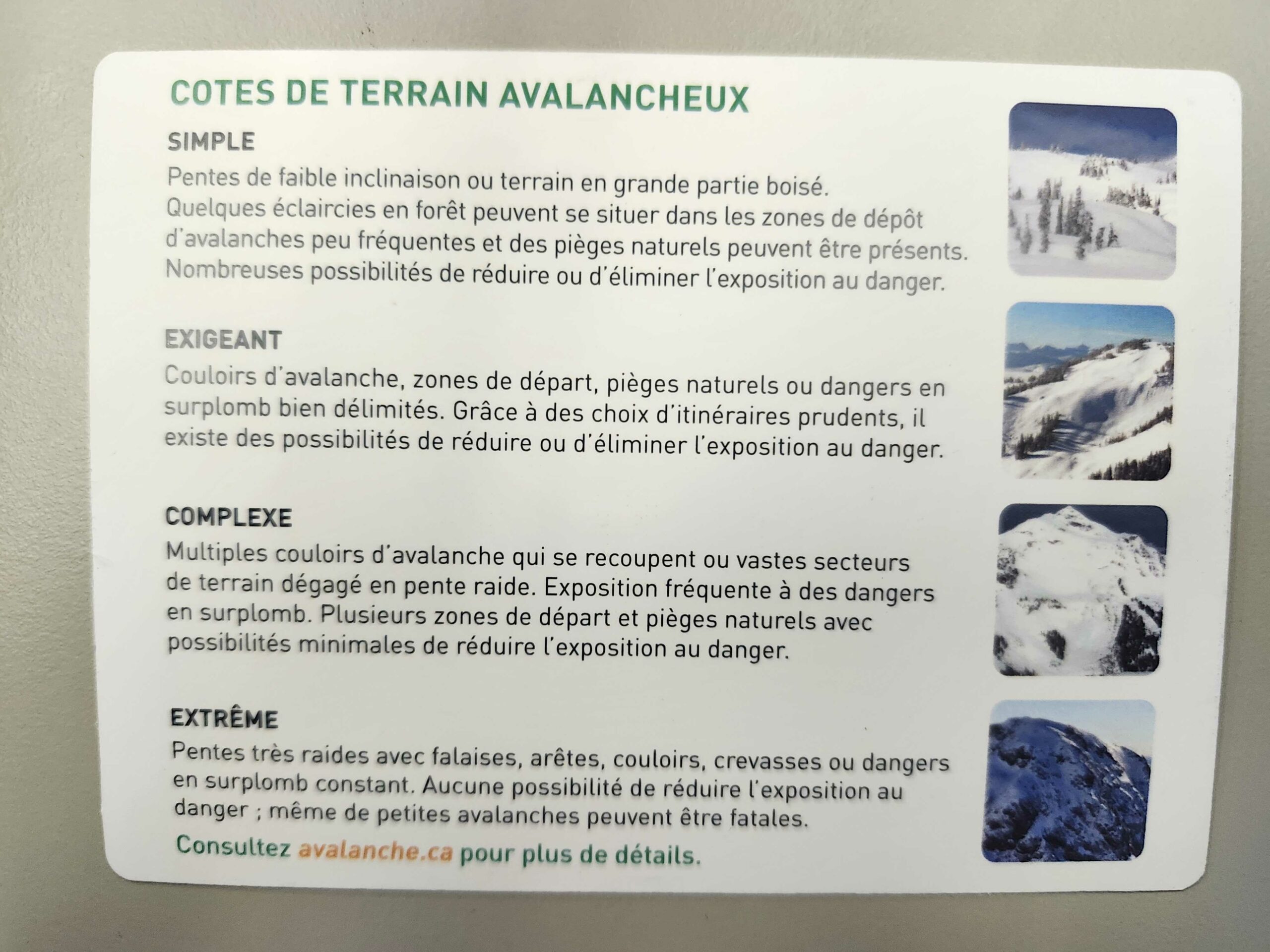 Trip planner card- Avaluator v3.0 (version anglaise) - Avalanche Québec